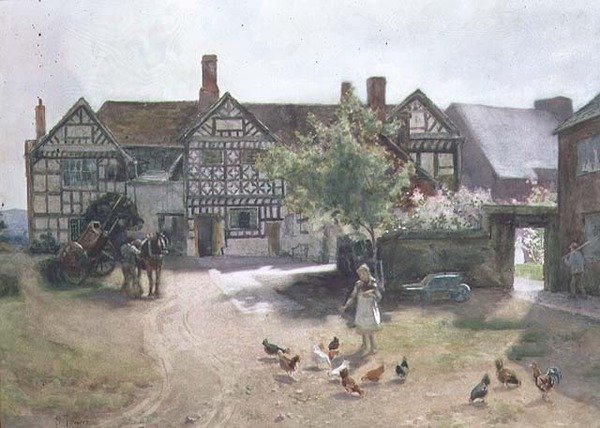 Darcy Lever Old Hall by Samuel Towers: Buy fine art print