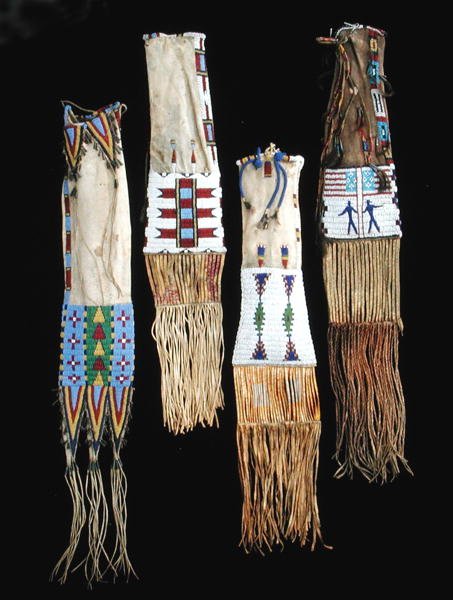 Native American Pipe Bags by School American