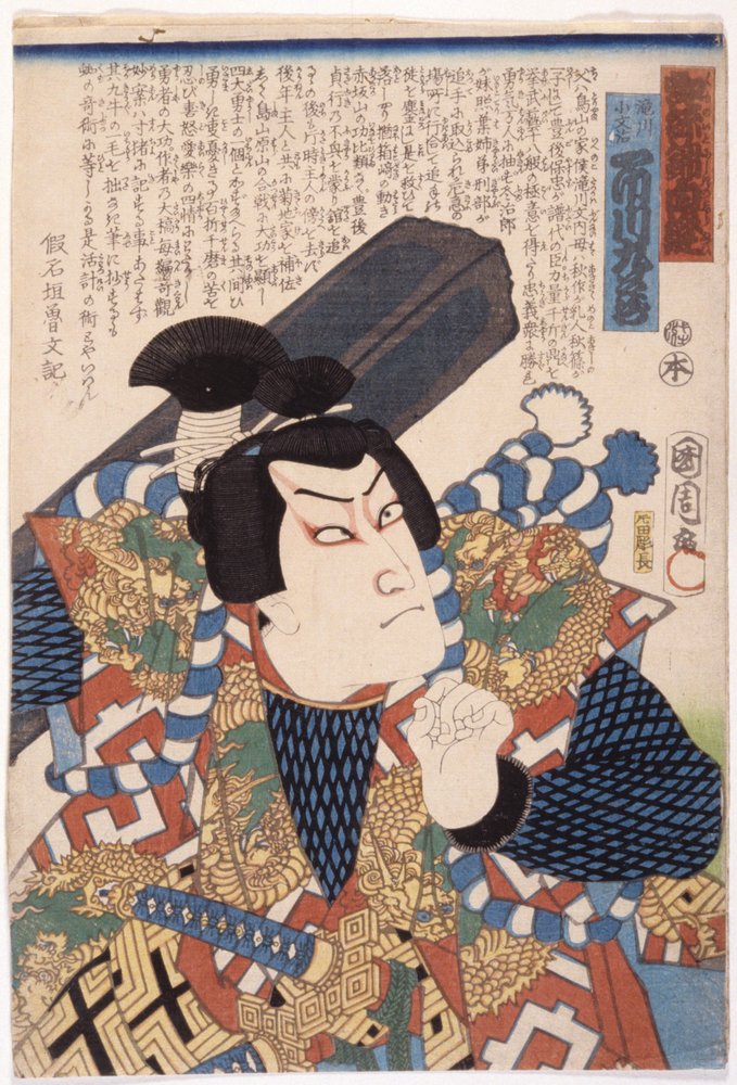 Ichimura Kyuzo As Takiagawa Kobunji by School Japanese