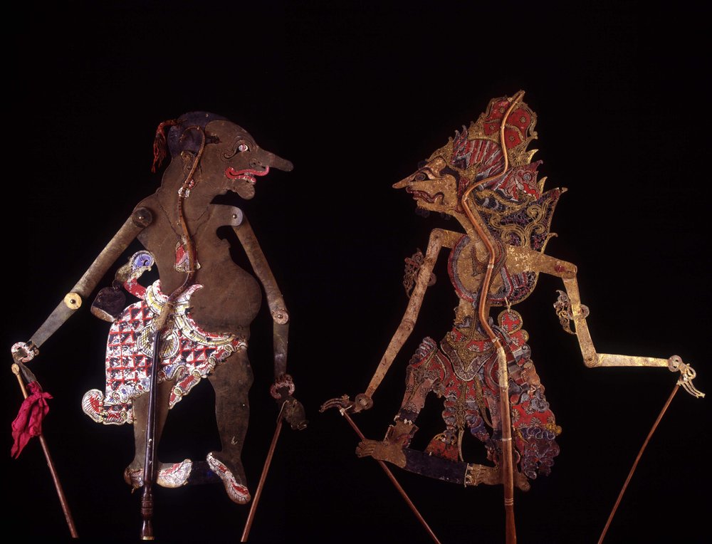 Wayang Kulit. Java Puppets. Jean François Hubert Collection. Paris