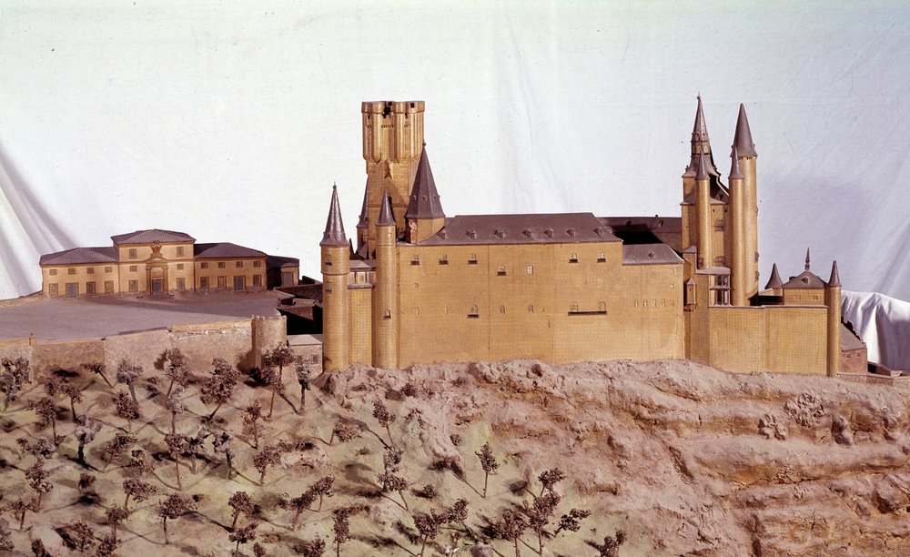 Military Architecture: Miniature Model of the Royal Alcazar of Segovia ...