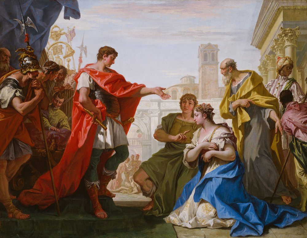 The Continence of Scipio, c.1706 by Sebastiano Ricci