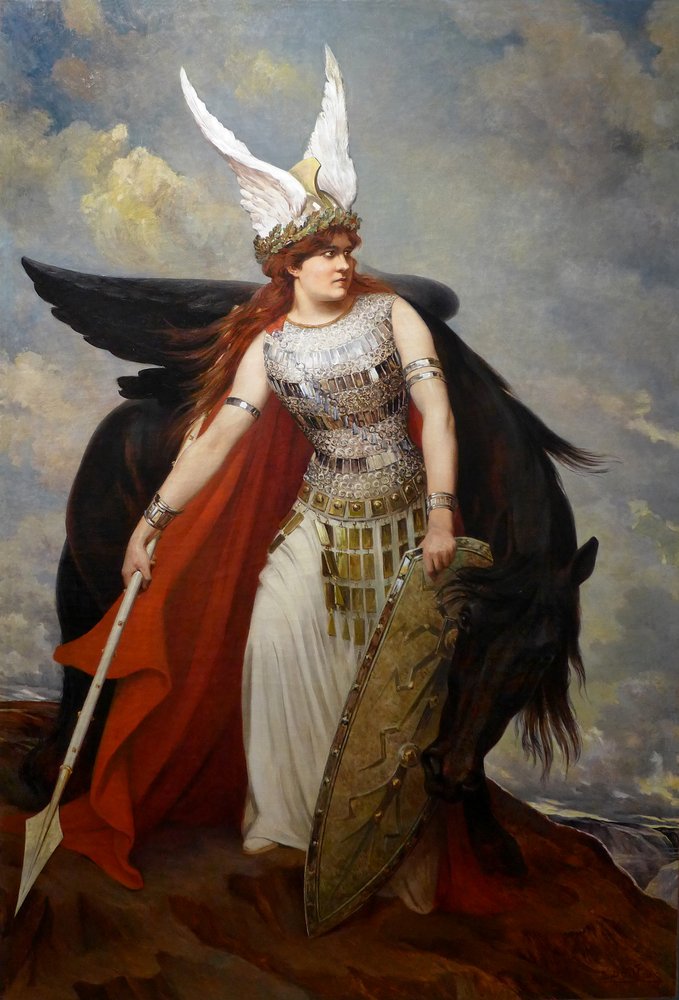The Valkyrie by Servais-Joseph Detilleux: Fine art print