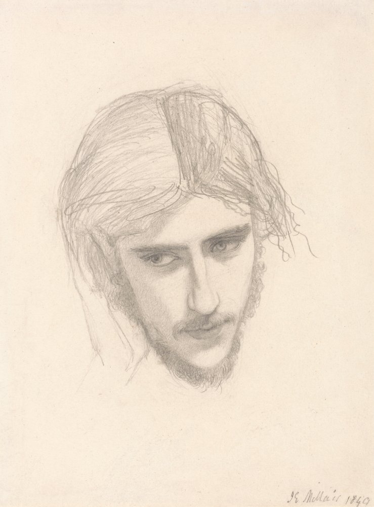 Study for the Head of Ferdinand in 'Ferdinand Lured by Ariel'