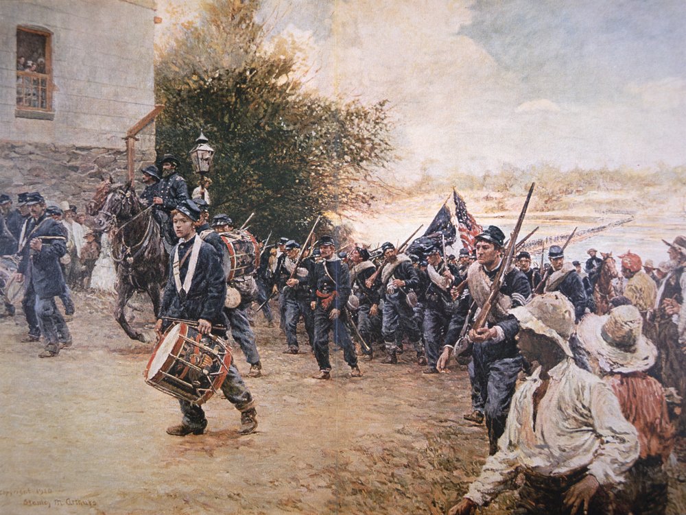 General Sherman marching through Georgia