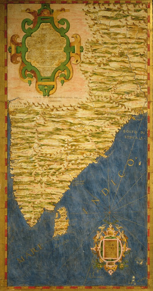 Map of the Indian Peninsula by Stefano Bonsignori