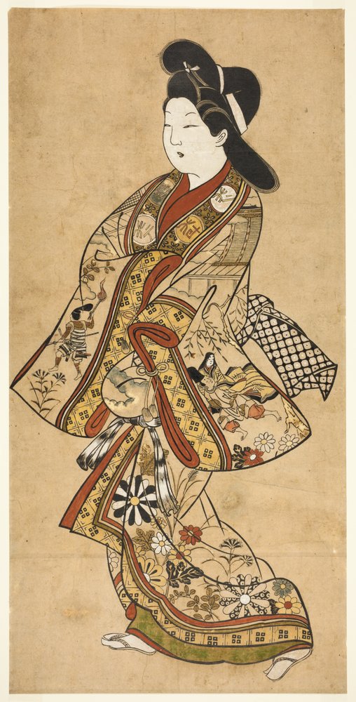 A Beauty Walking by Sugimura Jihei: Buy fine art print