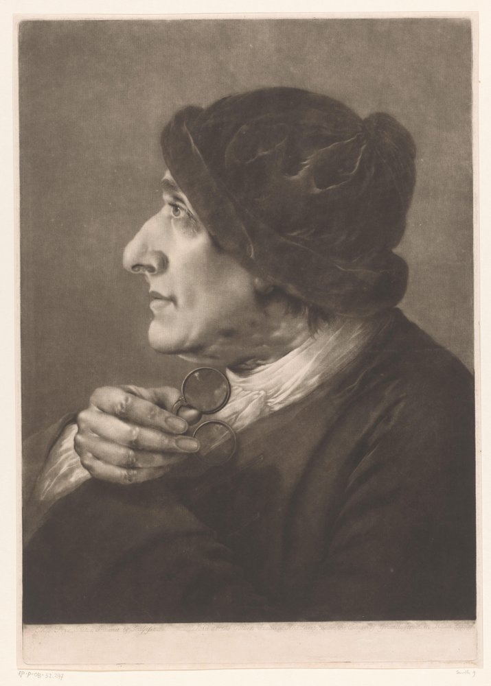 Man with Glasses in His Hand by Thomas Frye: Fine art print