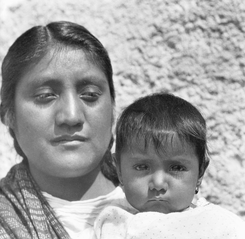 An Aztec Mother (Conchita with Her Mother Luz Jimenez, Maid of the ...