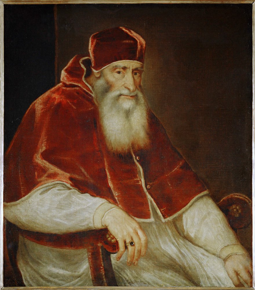 Pope Paul III Farnese by Titian (c.1488-1576)