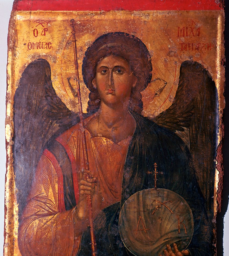 Byzantine icon of the Archangel Michael by Unbekannt