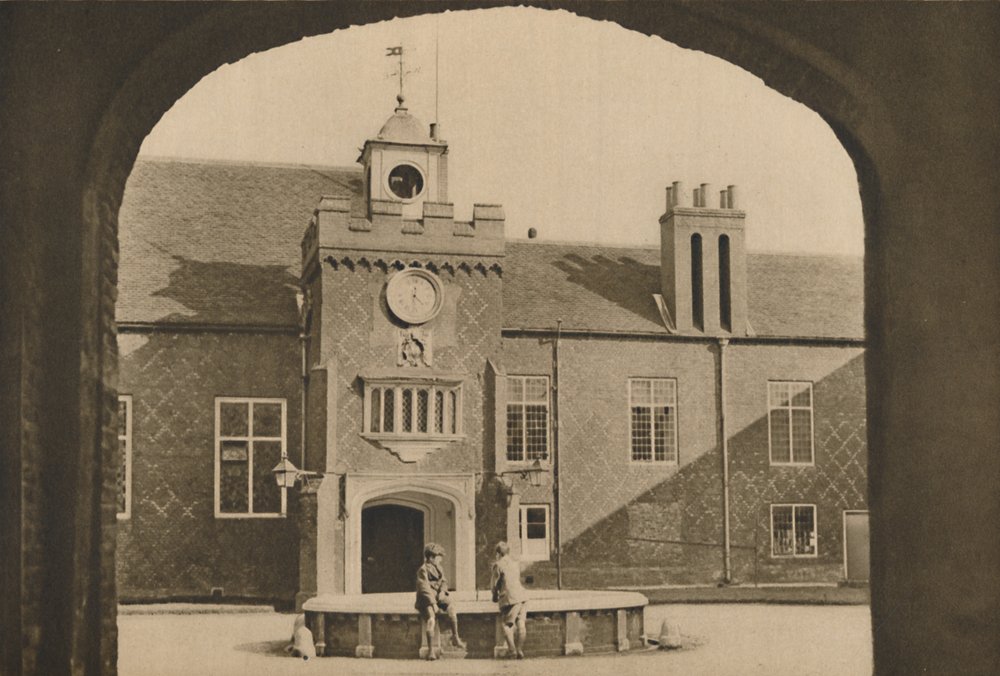Courtyard and Main Entrance to the Bishop of London's Palace at Fulham ...