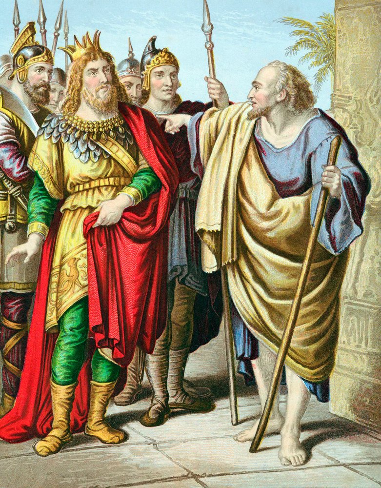 king ahab and elijah coloring pages