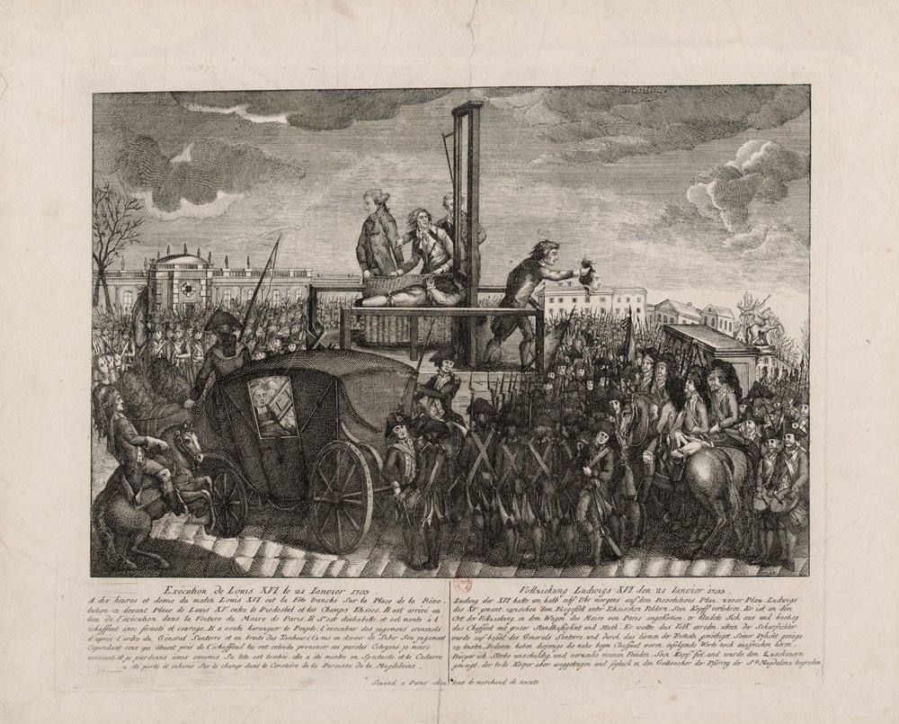 The Execution of Louis XVI on the Place de la Revolution