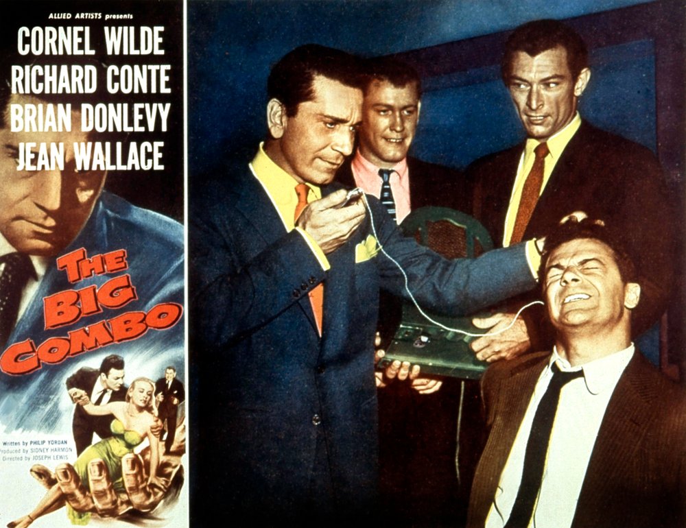 Film poster for 'The Big Combo' by Joseph Lewis with Cornel Wilde ...