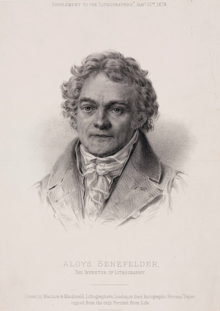 Alois Senefelder, German inventor of lithography