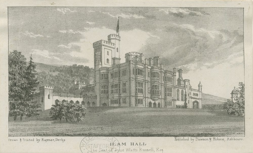 Ilam Hall by Unbekannt: Highest-quality art reproduction
