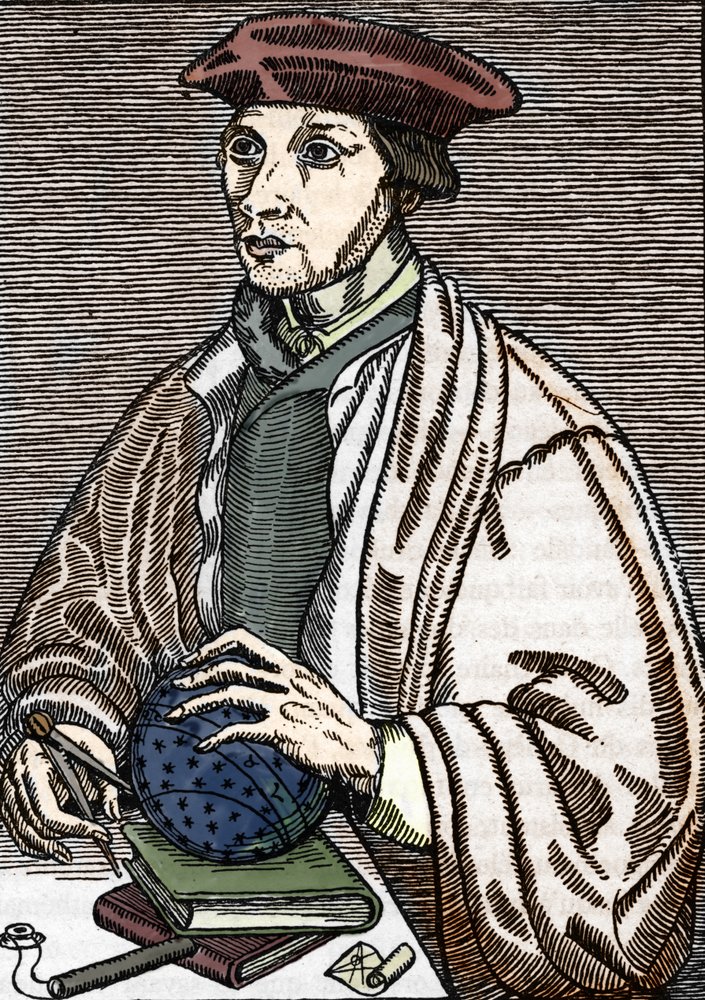 Portrait of Oronce Fine by : High-quality fine art print