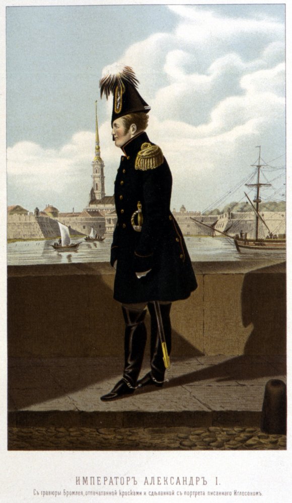 Alexander 1st in St. Petersburg in The Emperor Alexander 1st by Schilder
