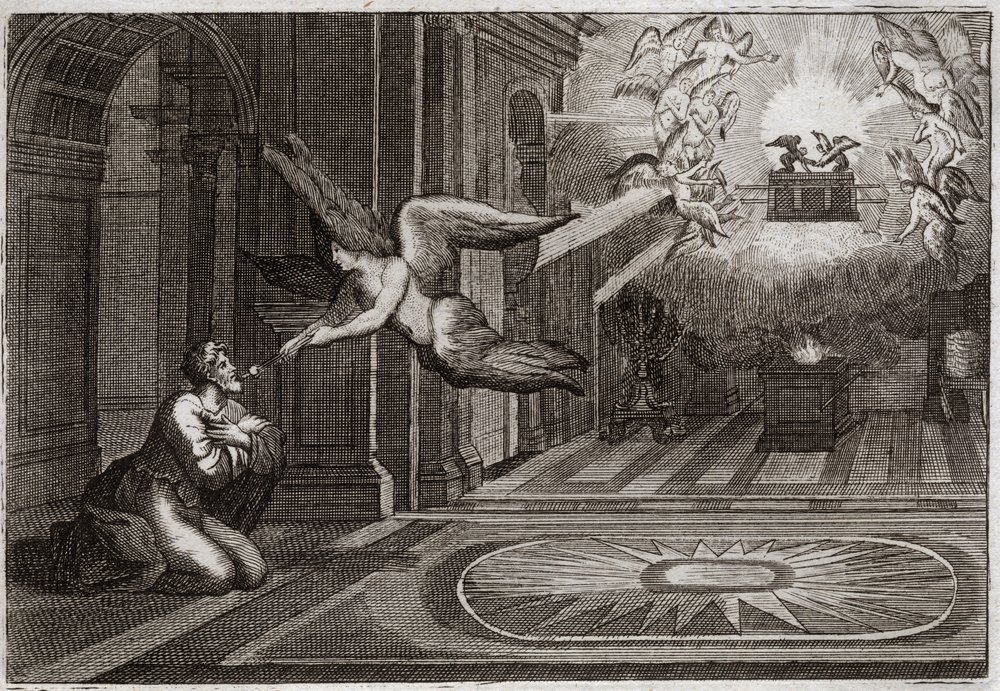 isaiah seraphim coloring pages