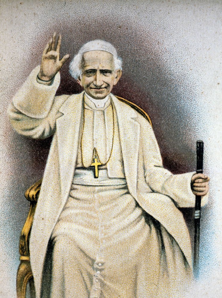 Portrait of Pope Leo XIII, Chromolithography