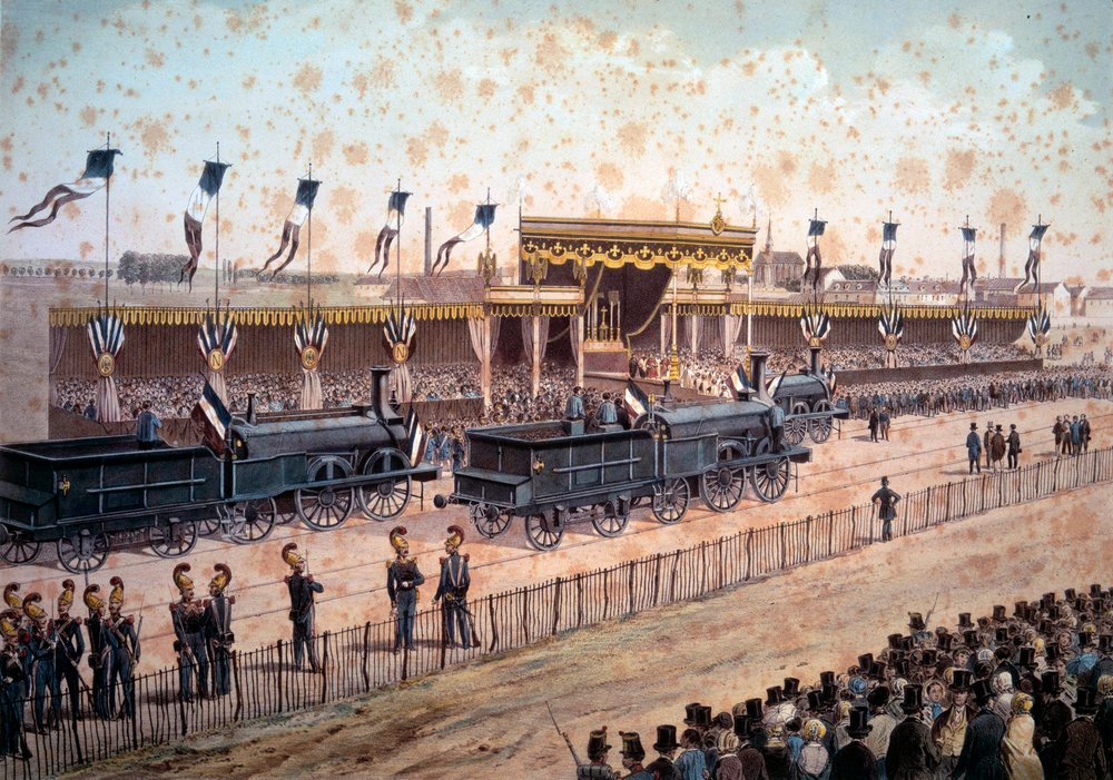 Inauguration of the Railway Line Between Paris and Strasbourg