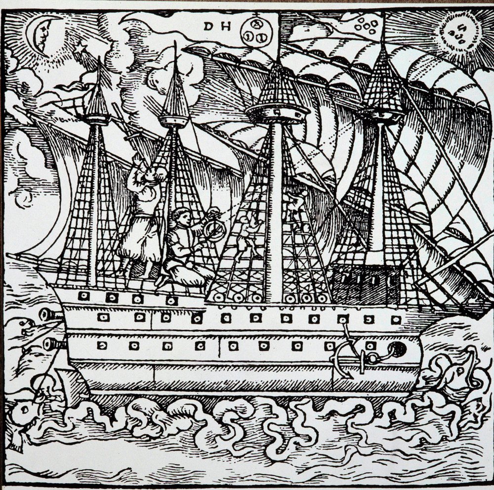 caravel coloring pages