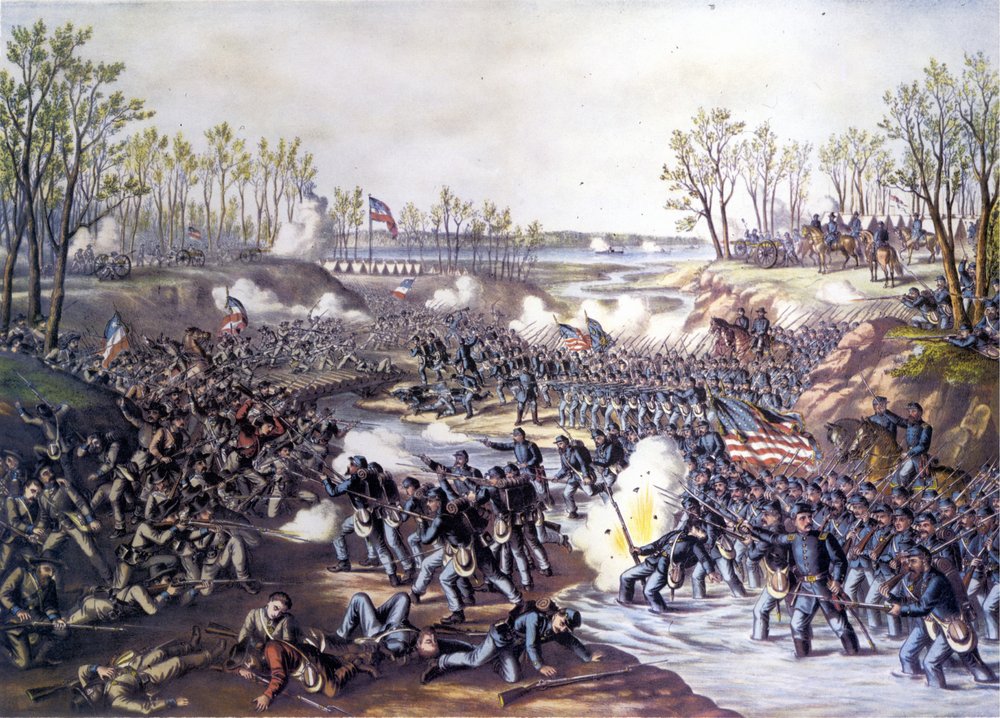 American Civil War Battle Paintings DON GRAY (B.1948). AMERICAN