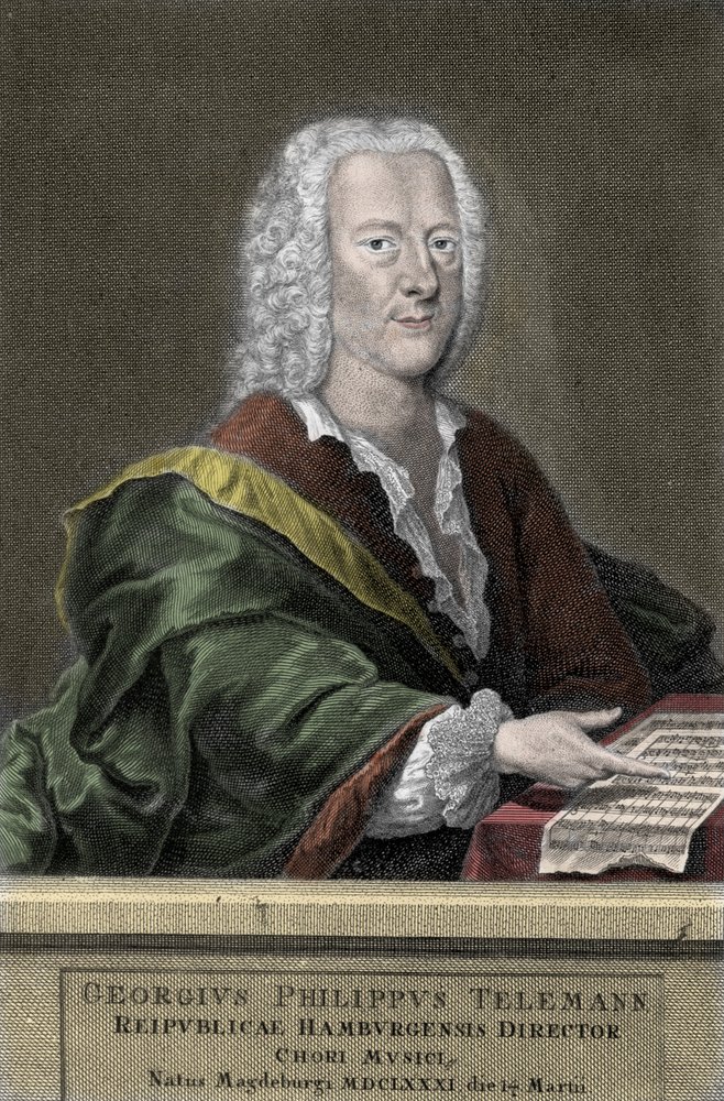Georg Philipp Telemann, German composer by Unknown artist