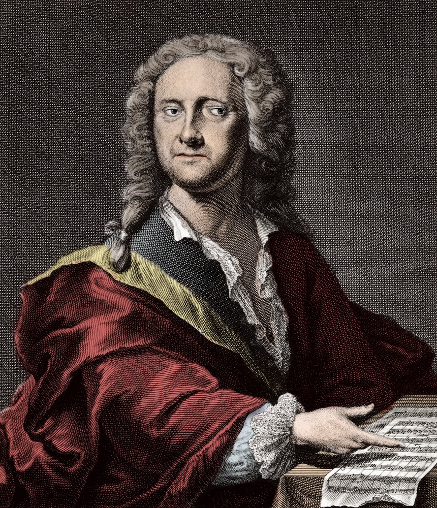 Portrait of Georg Philipp Telemann (1681-1767), German composer
