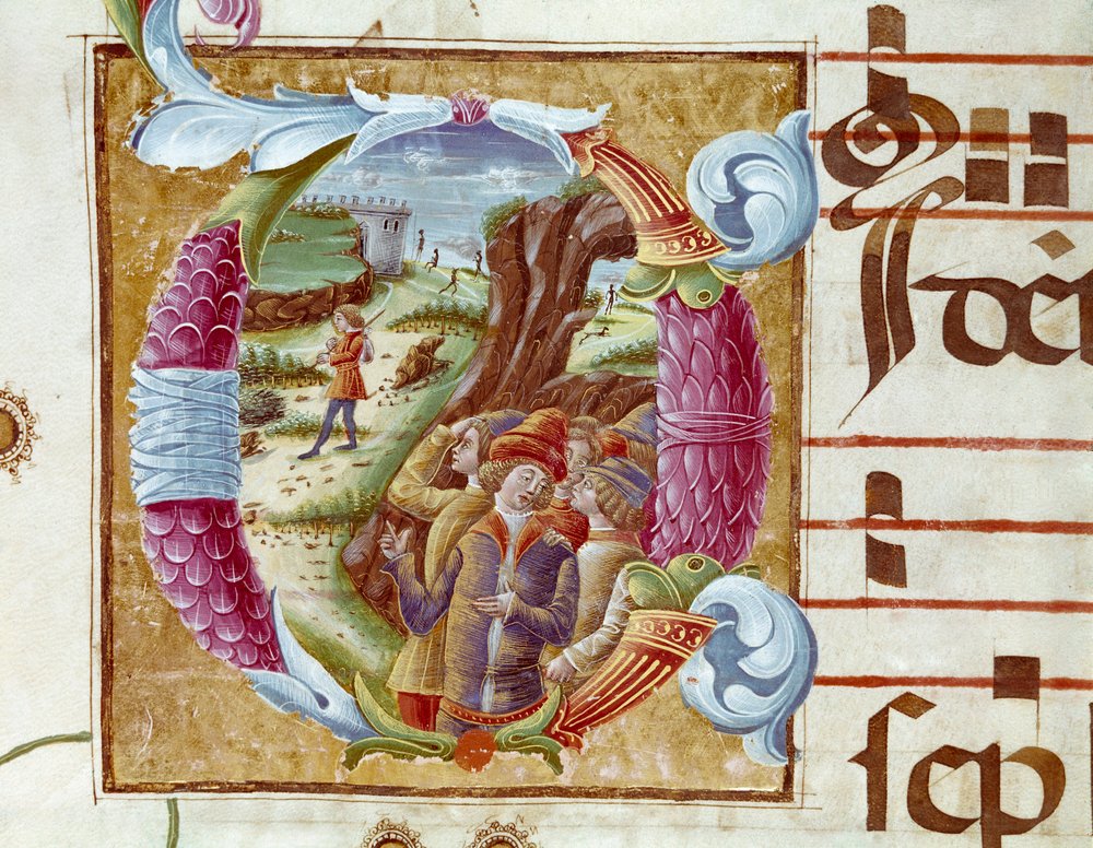 Representation of Joseph and His Brothers (Detail)