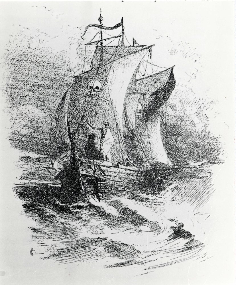 The legend of the Ghost Ship or the Flying Dutchman: a Dutch commander ...