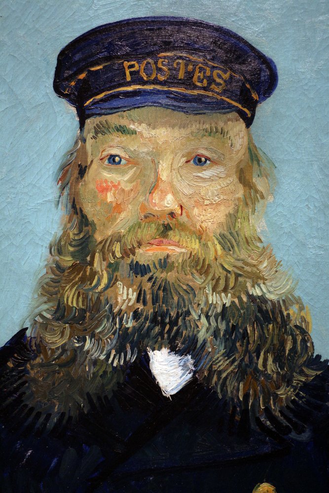 Portrait of the Postman Joseph Roulin by Vincent van Gogh