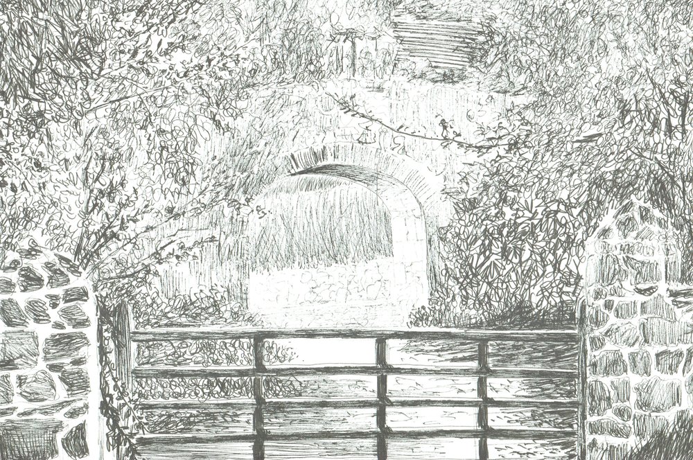 Pathway under Archway Isle of Wight