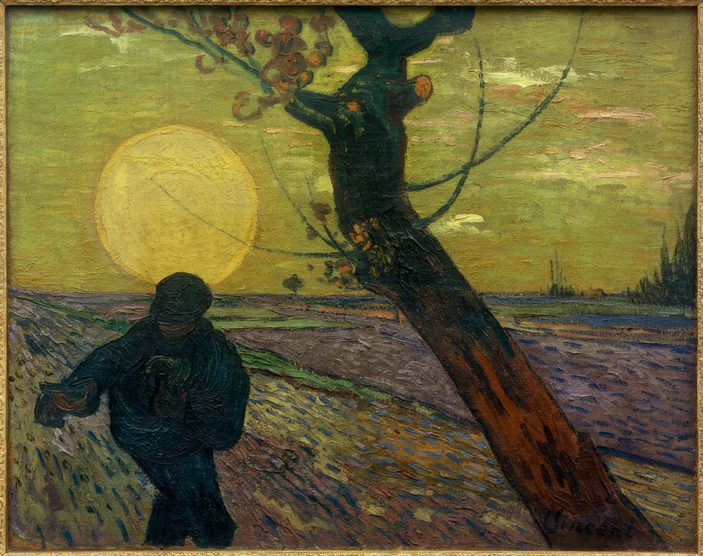 Sower at Sunset by Vincent van Gogh: Buy fine art print