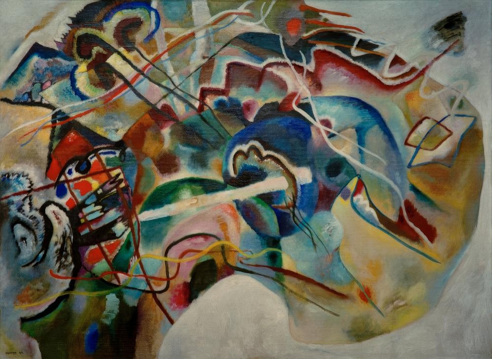 Painting with White Border (Moscow) by Wassily Kandinsky