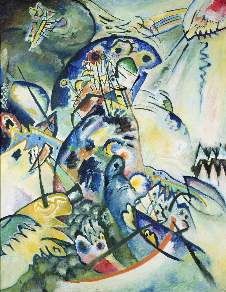 Blue Comb, 1917 by Wassily Kandinsky: Buy fine art print