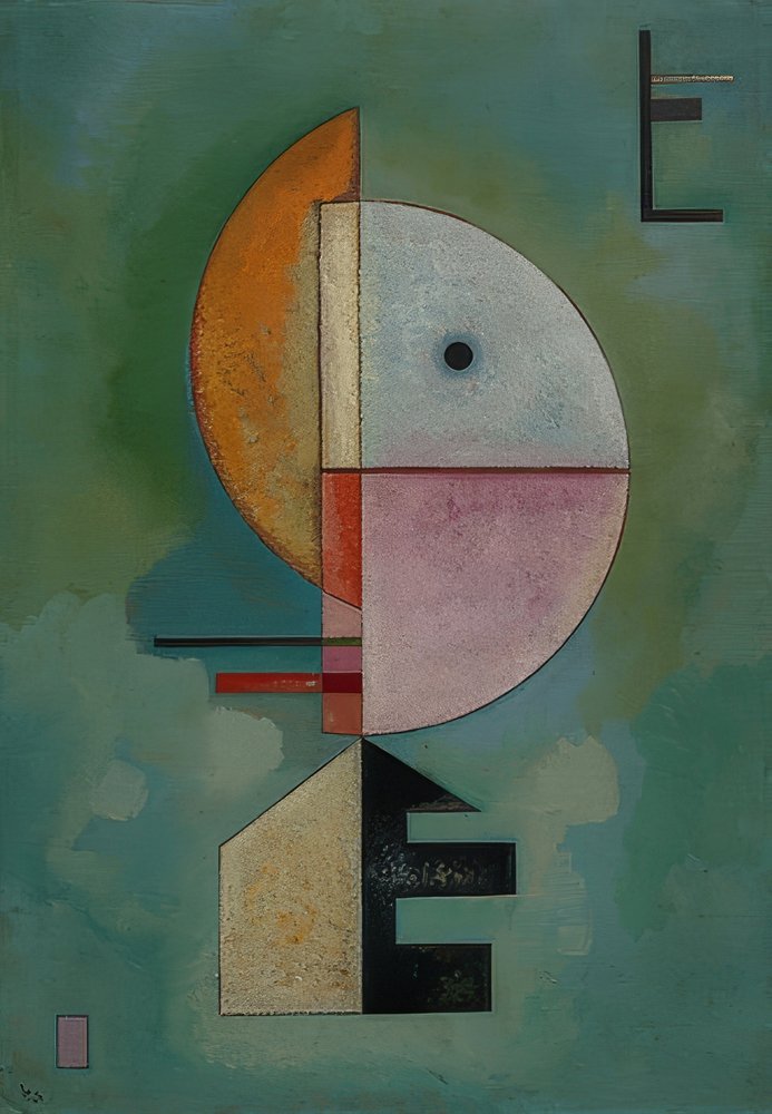 Upward. 1929 by Wassily Kandinsky: Premium art reproduction