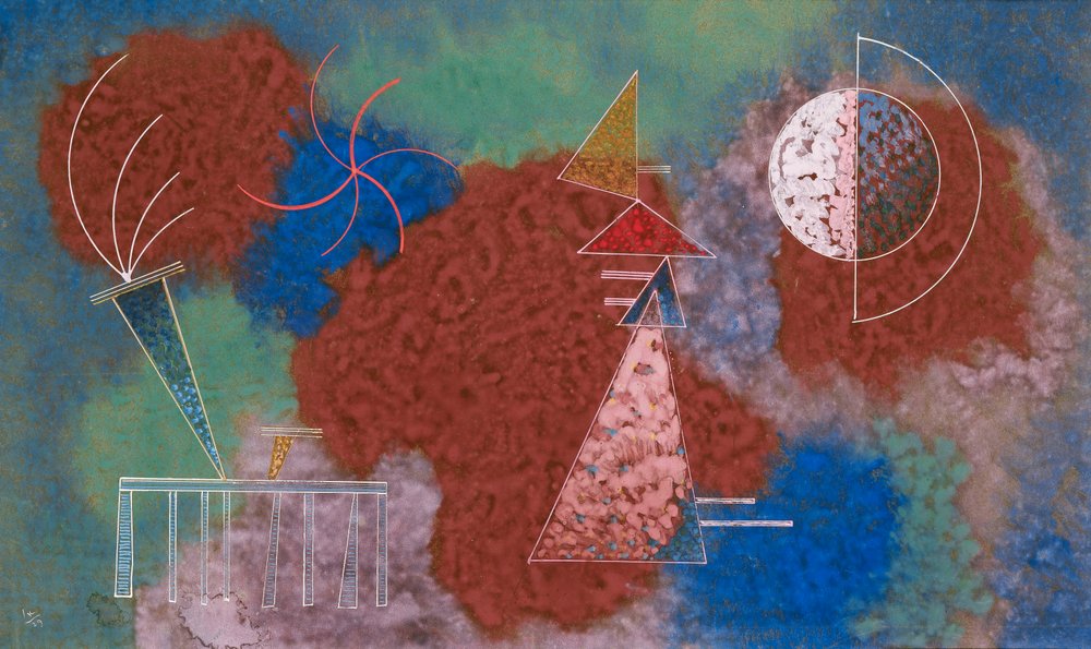 Stains on the Rich by Wassily Kandinsky: Fine art print