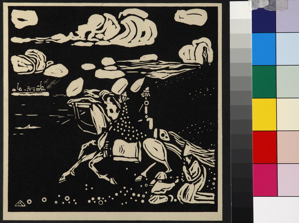 The Knights by Wassily Kandinsky: Premium art reproduction