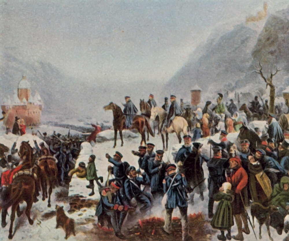 The First Silesian Army Crosses the Rhine Near Caub