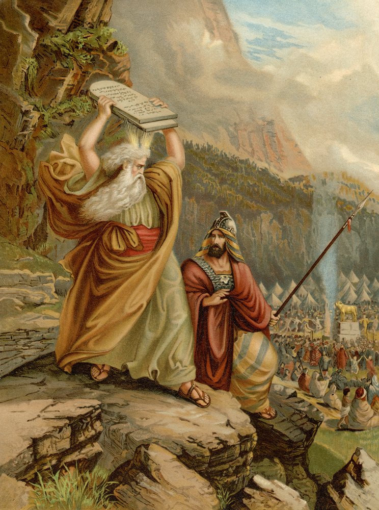 Moses Destroying the Tables of the Law by Wilhelm Ebbinghaus