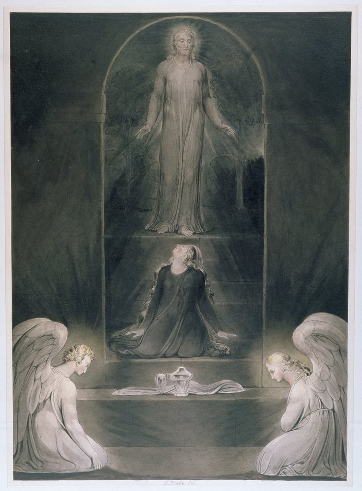 Mary Magdalene at the Sepulchre by William Blake
