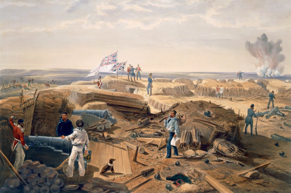 Interior of the Redan, Plate from 'The Seat of War in the East ...