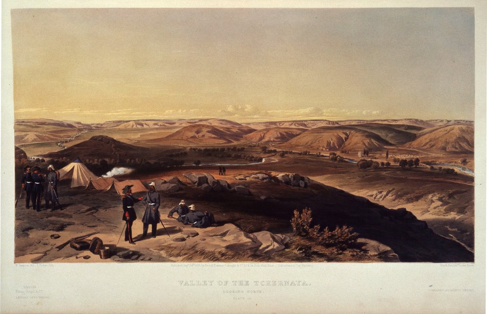 Valley of Chernaya River by William Crimea Simpson