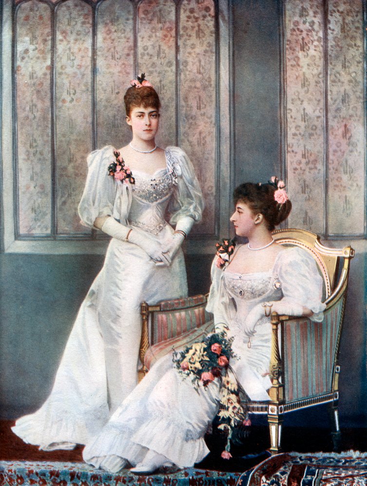 The Princess Victoria and Princess Charles of Denmark, late 19th century