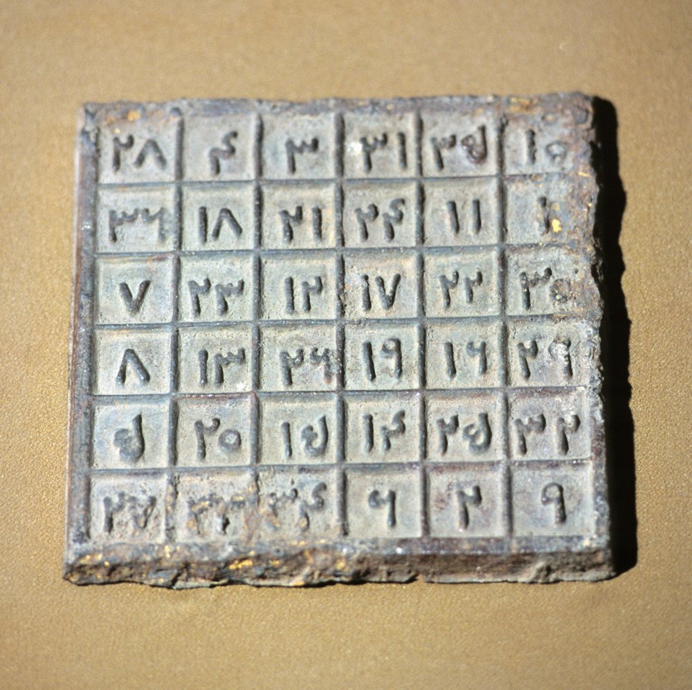 Magic Table Representing Yuan Dynasty Figures