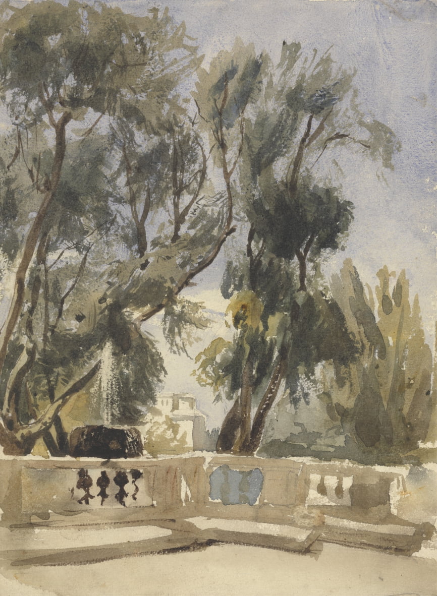 The Terrace by Alfred Elmore: Buy fine art print