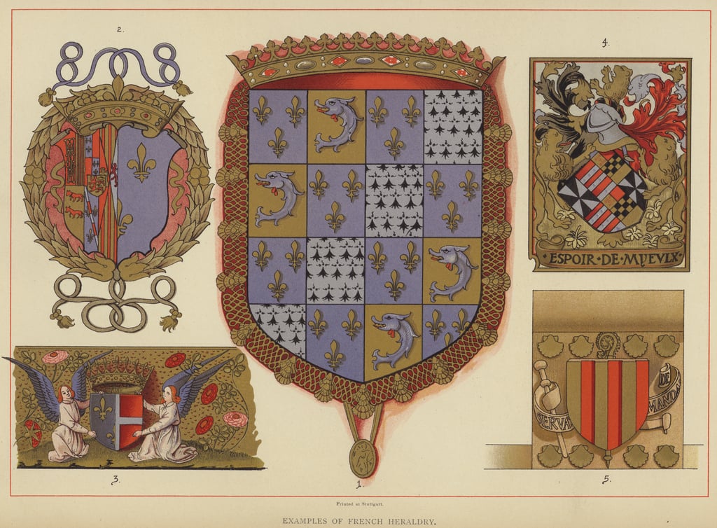 French Heraldry Symbols
