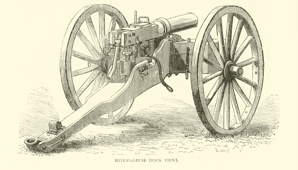 Mitrailleuse Machine Gun Scene